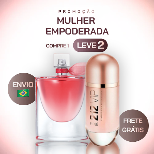 Combo EMPODERADA [PAGUE 1 LEVE 2] La Vie + 212 Vip Rosé (100ml cada)