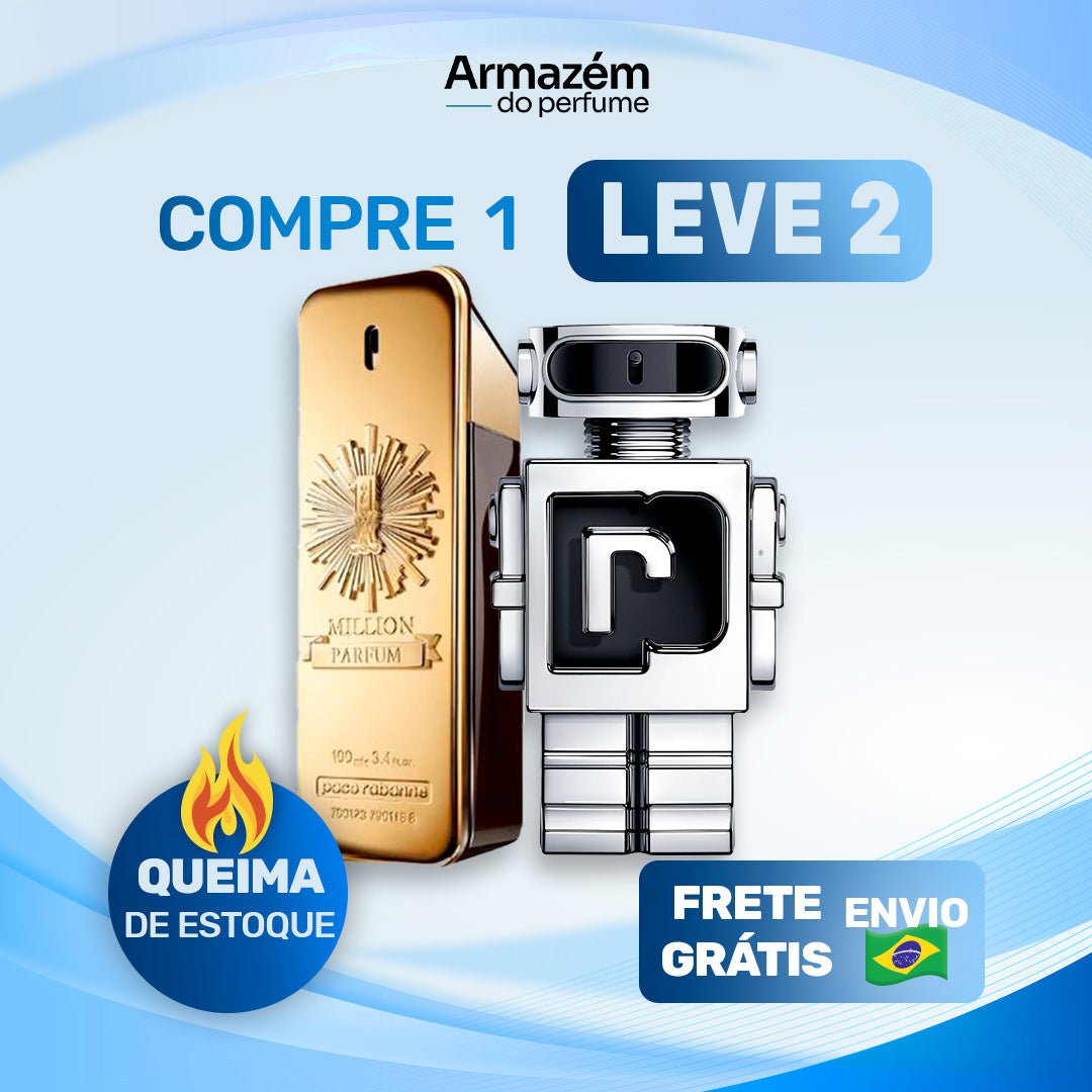 2 Perfumes Masculinos TESTER (100ml) - 1 Million | Phantom | (5 Anos A ...